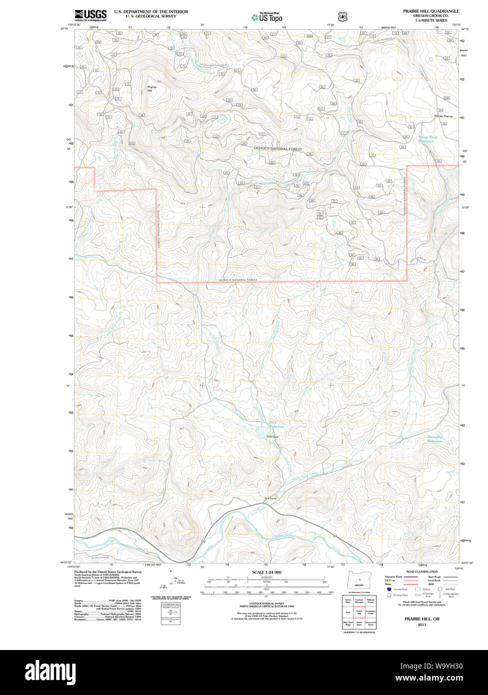 Prairie hill Cut Out Stock Images & Pictures - Alamy