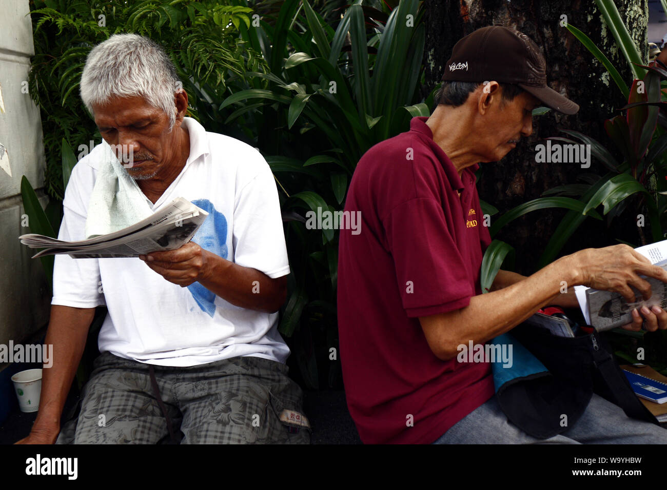 ANTIPOLO CITY, PHILIPPINES – AUGUST 12, 2019: Adult or senior Filipino ...