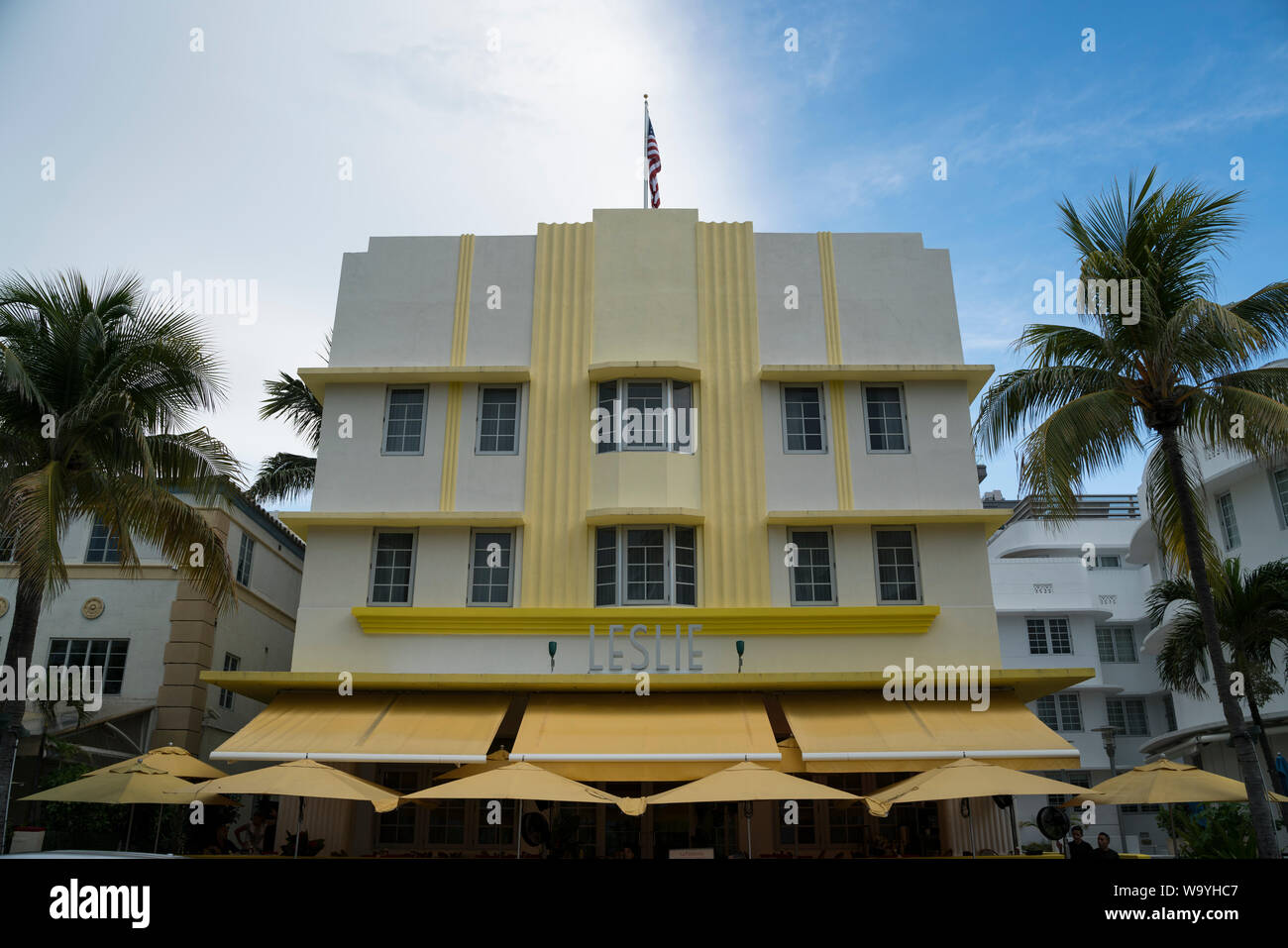 Art Deco Miami Beach at dawn Stock Photo - Alamy