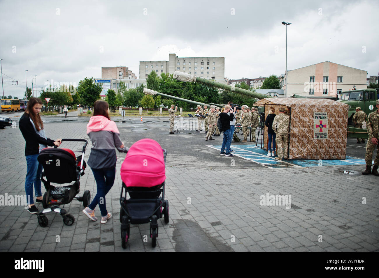 Tarnopol, Ukraine - August 08, 2019: Armed Forces of Ukraine Stock ...