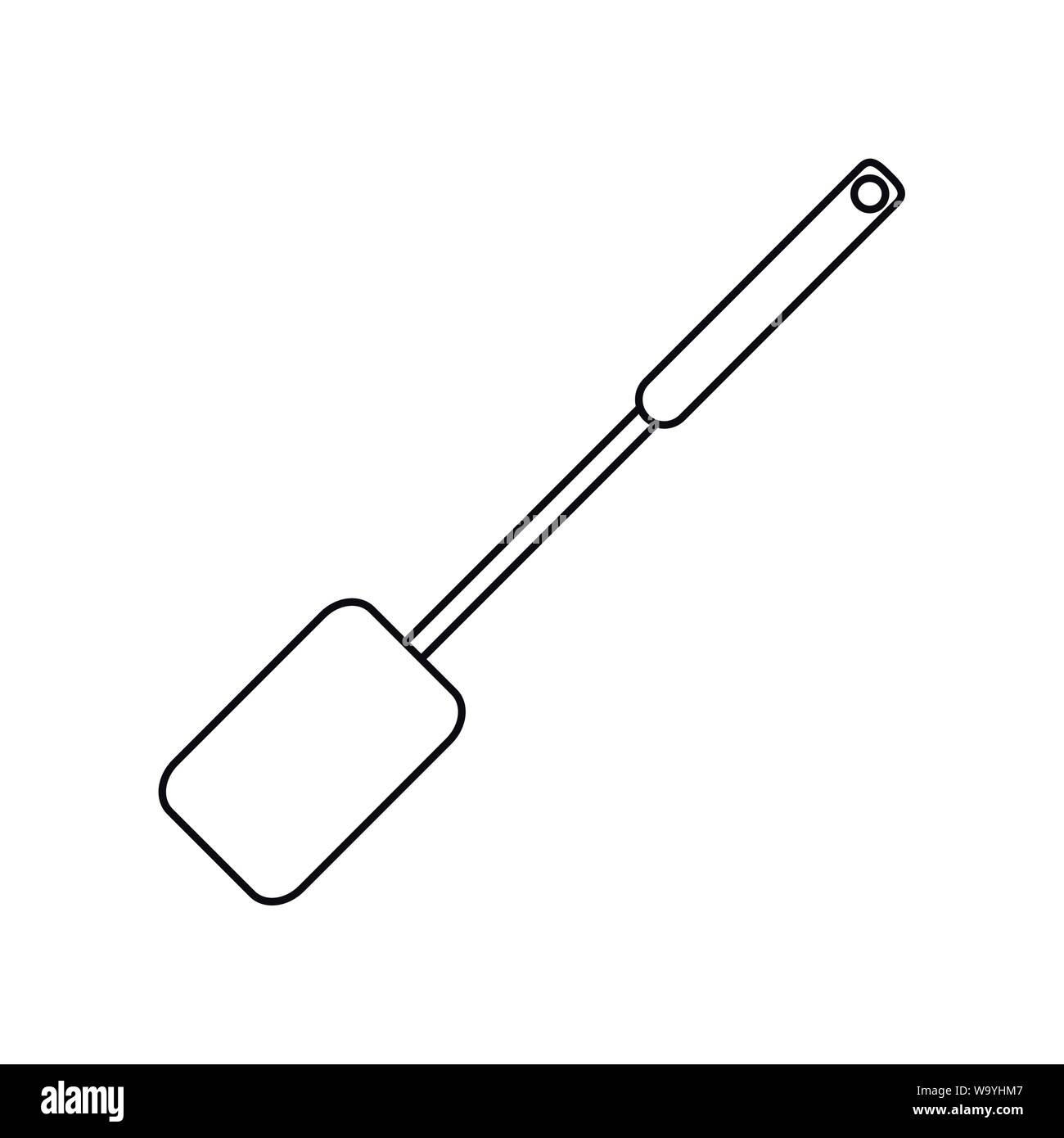 spatula cooking icon on white background vector illustration Stock ...