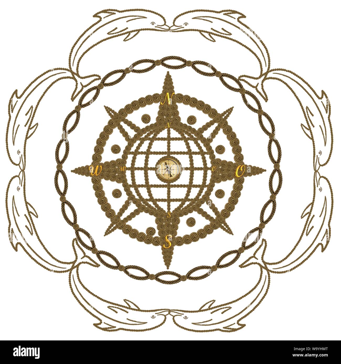 Nautical Compass High Resolution Stock Photography and Images - Alamy