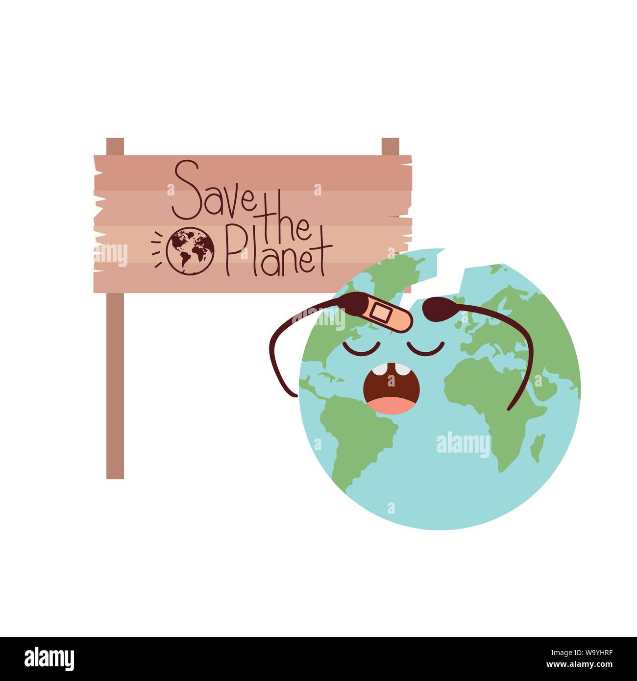 save the planet label icon Stock Vector Image & Art - Alamy