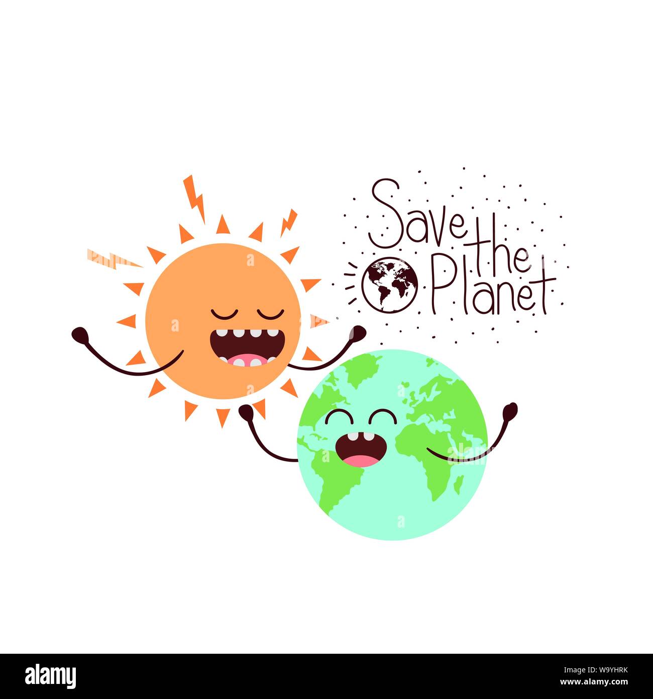 save the planet label icon Stock Vector Image & Art - Alamy