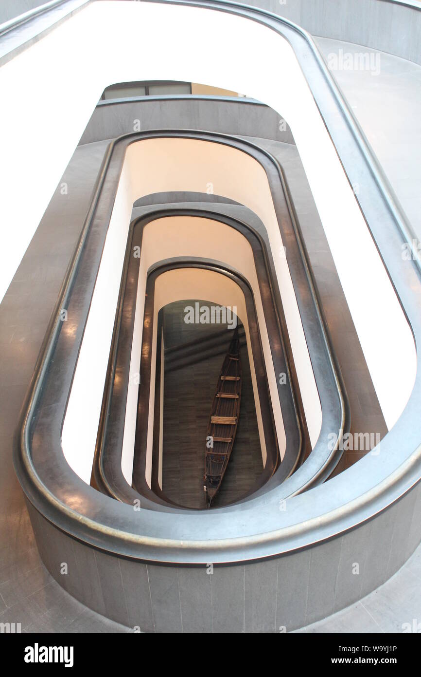 Spiral ramp in Vatican Museum Stock Photo - Alamy