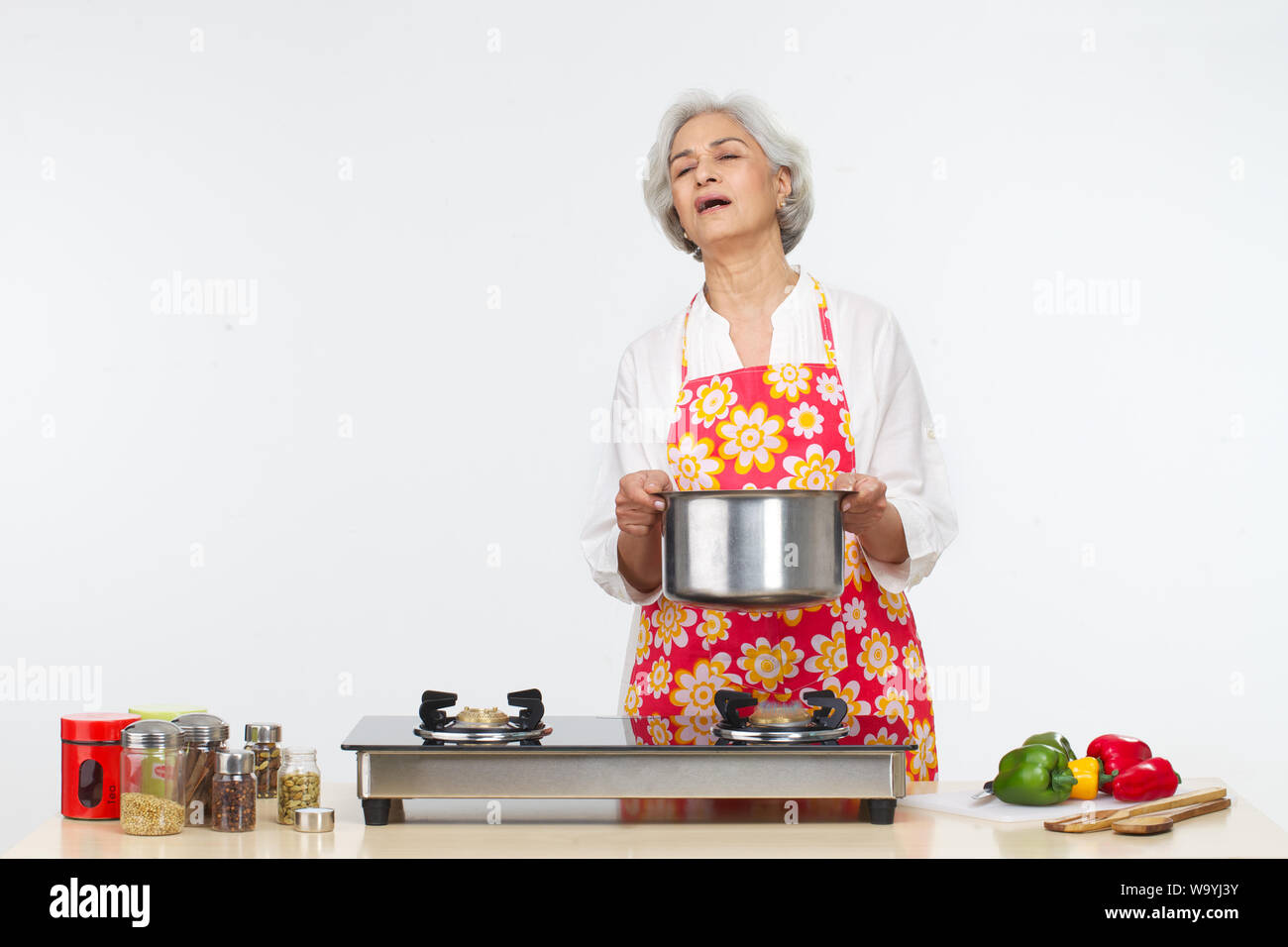Housewife suffering from backache hi-res stock photography and images ...