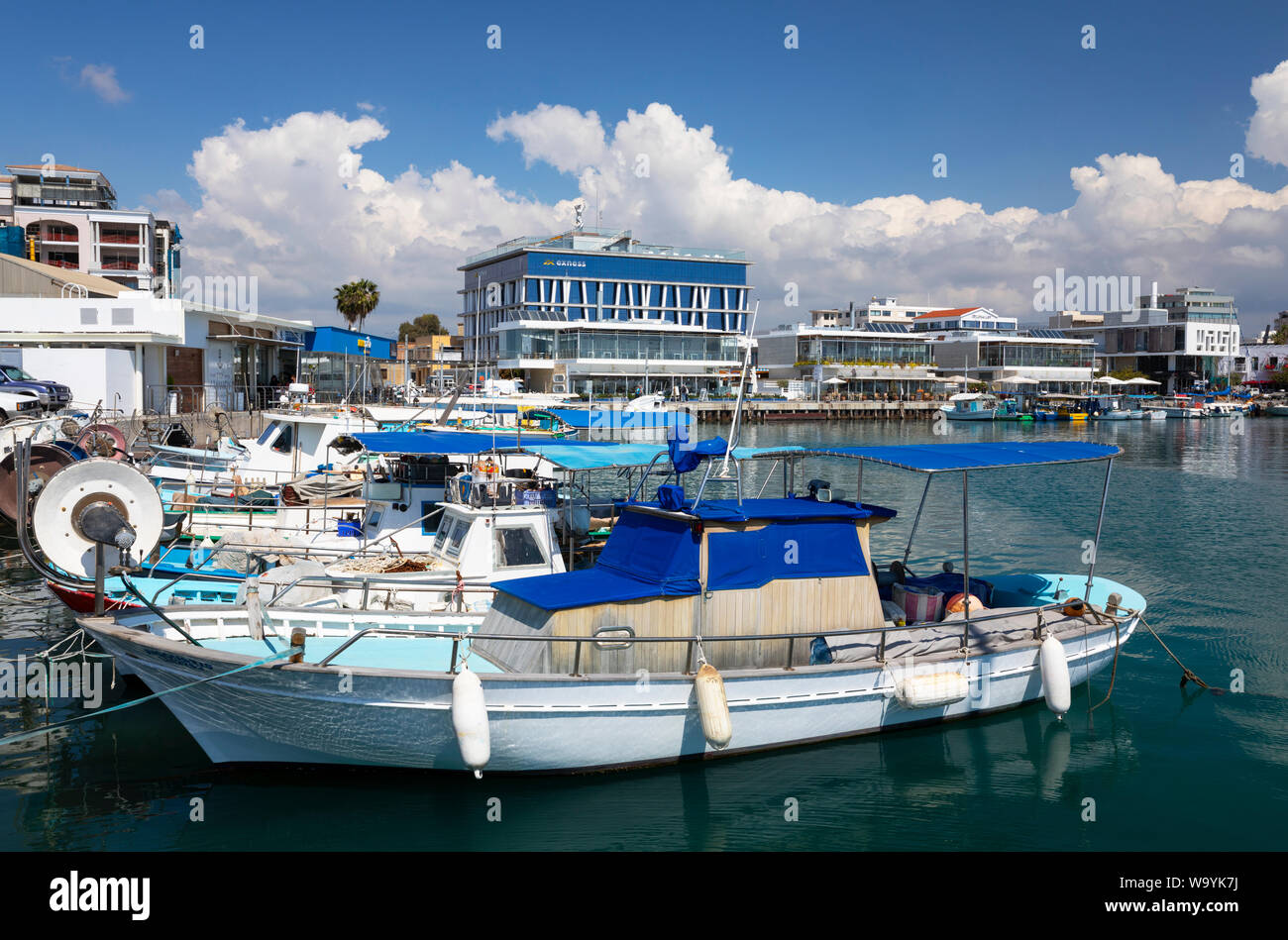 Cyprus fishing boats boat hi-res stock photography and images - Alamy