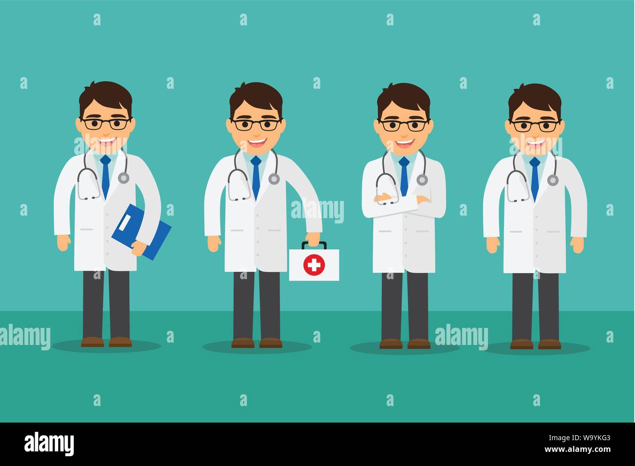 Cartoon Physician Test Results