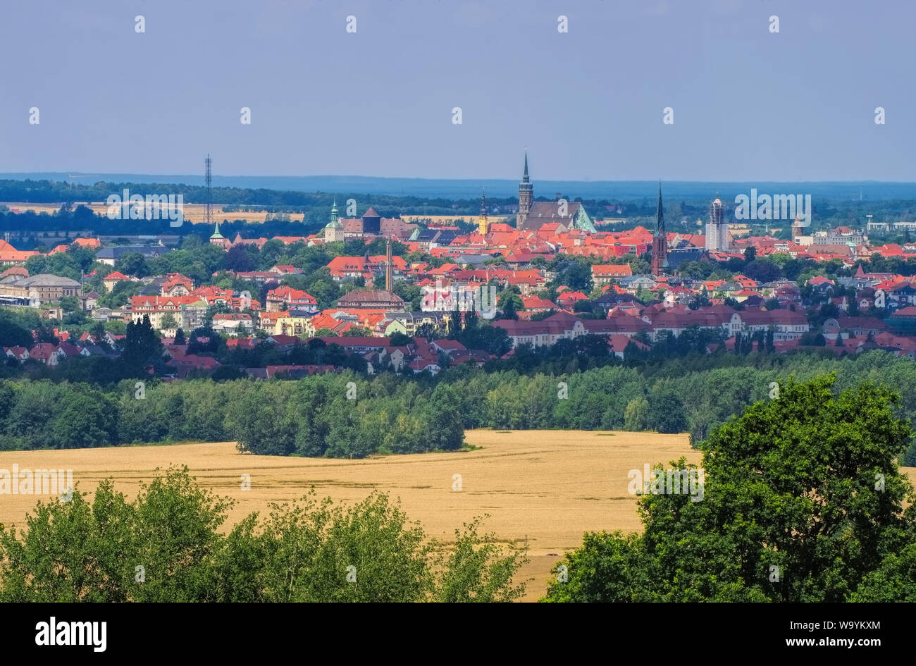 Landscape in upper lusatia hi-res stock photography and images - Alamy