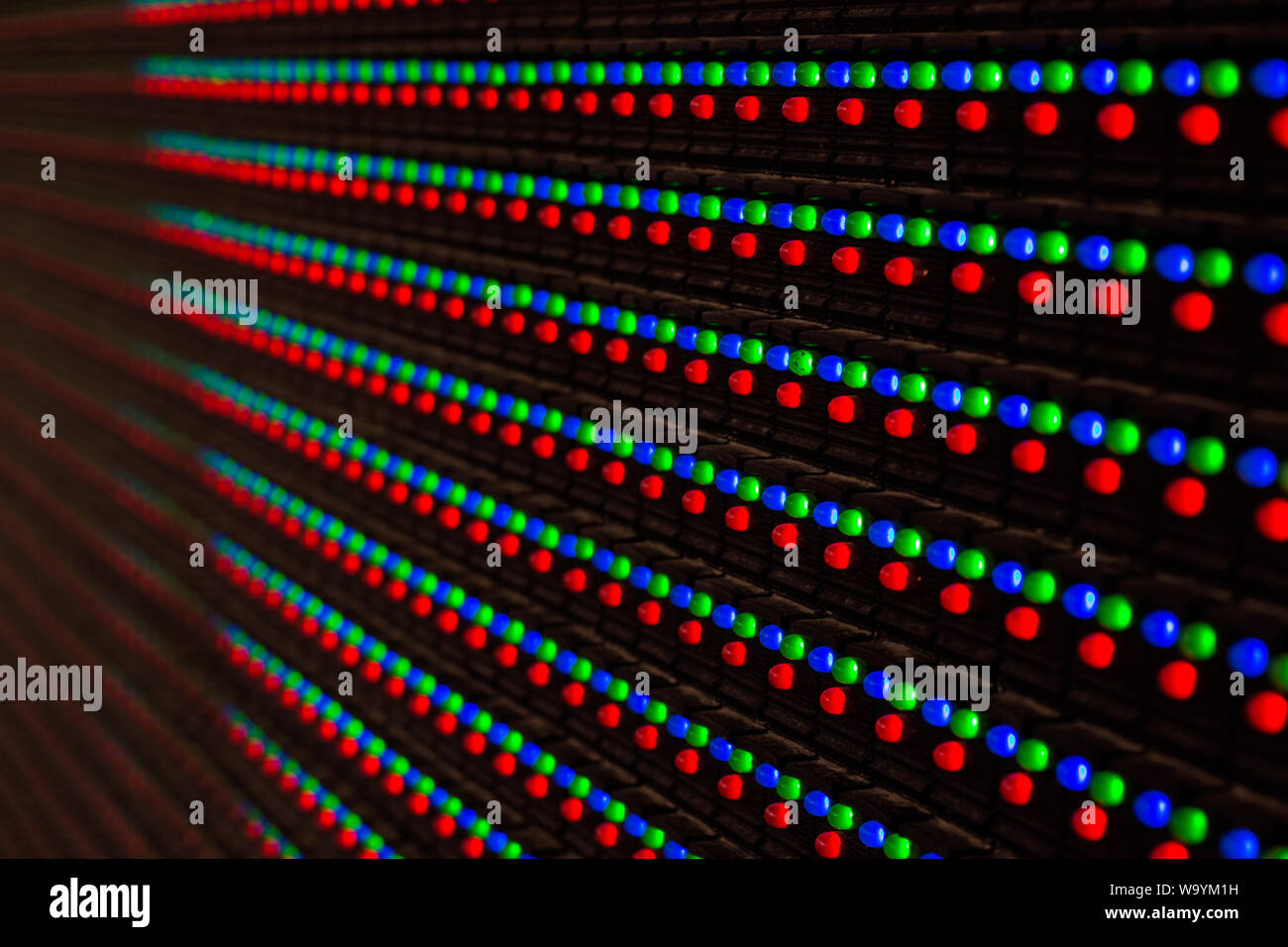 Color of the light from the screen LED light at the opening Stock Photo ...