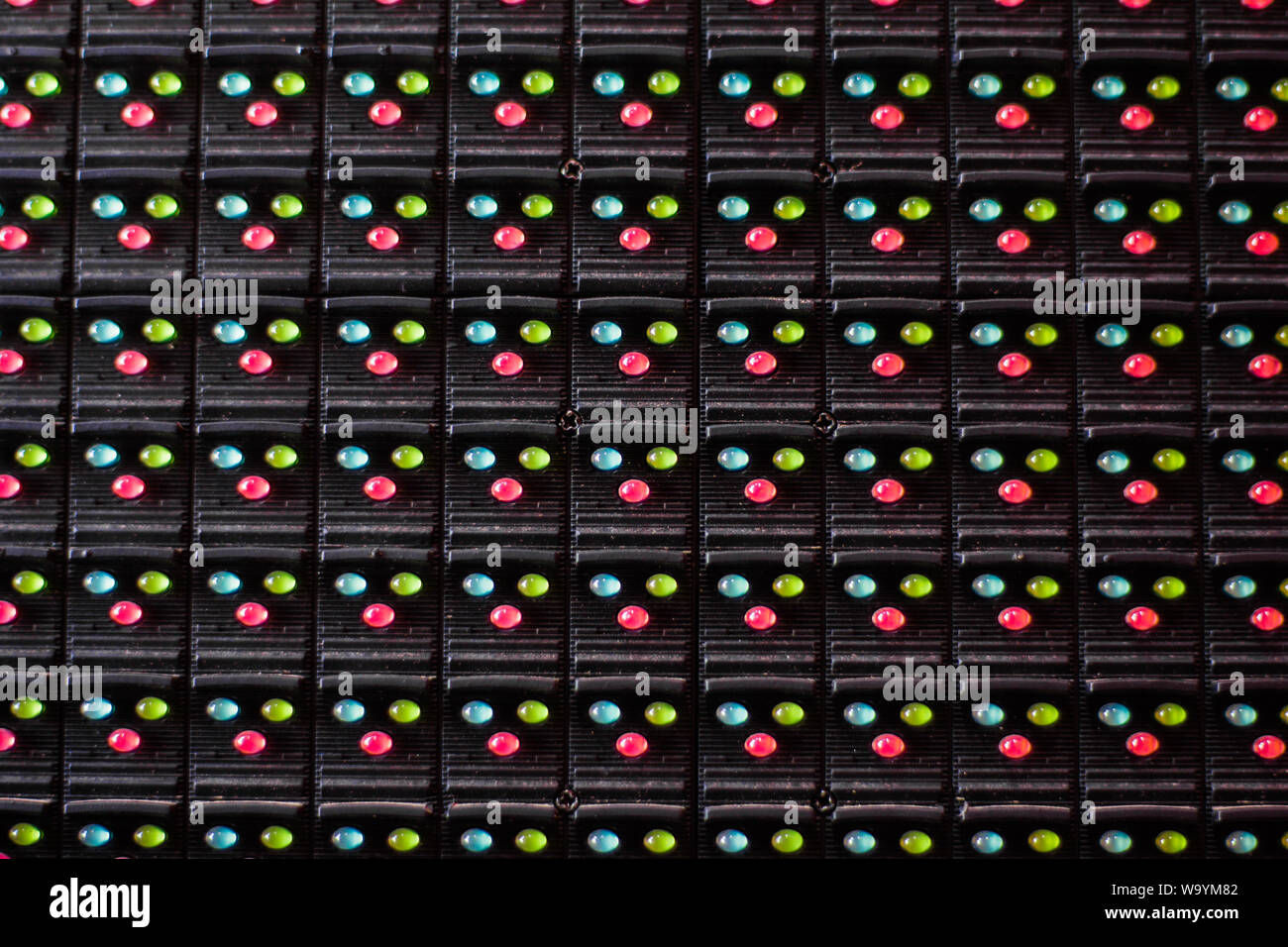 Background LED screen. Pattern LED screen. LED lamps in electronics ...