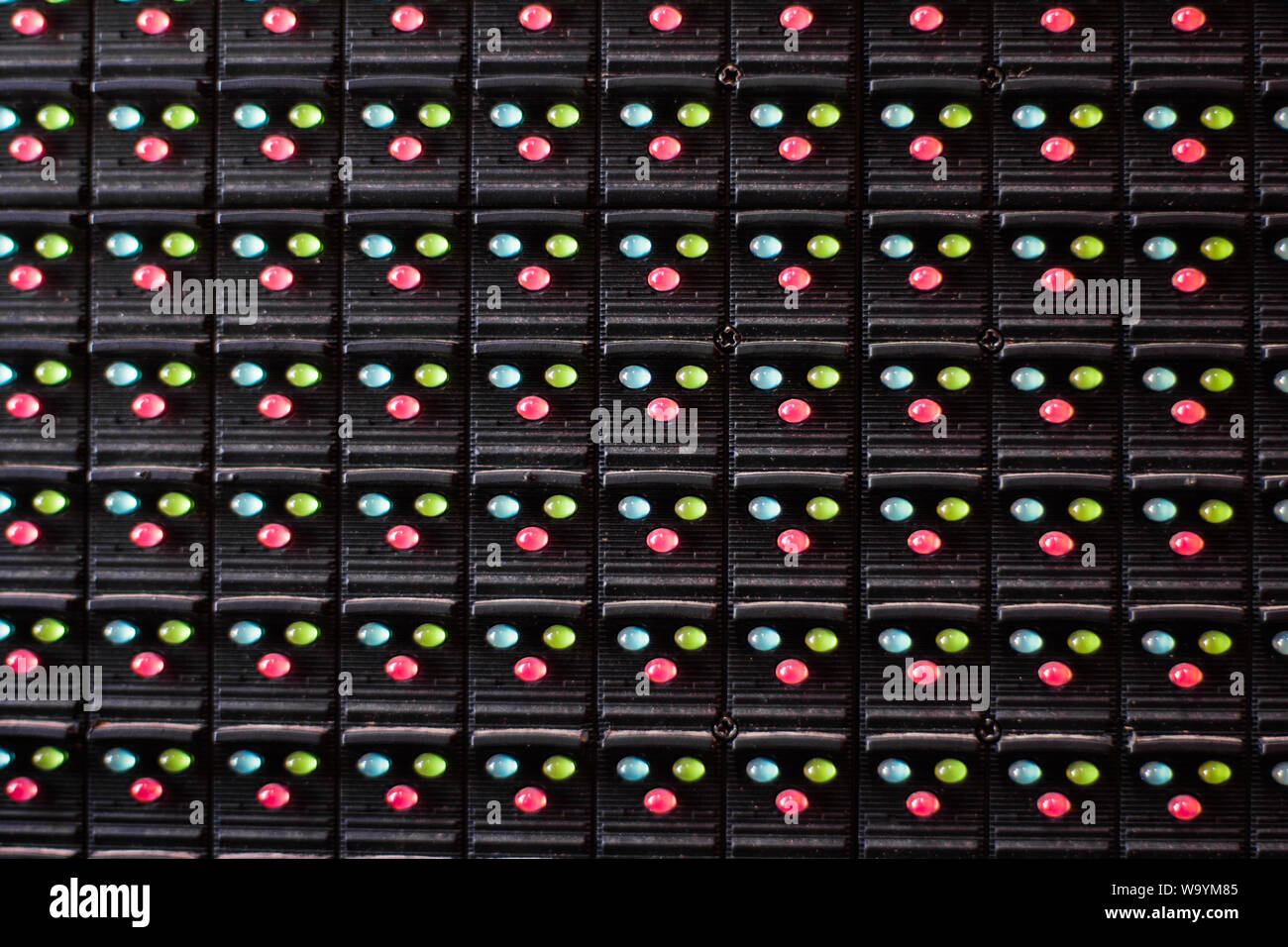 Background LED screen. Pattern LED screen. LED lamps in electronics ...