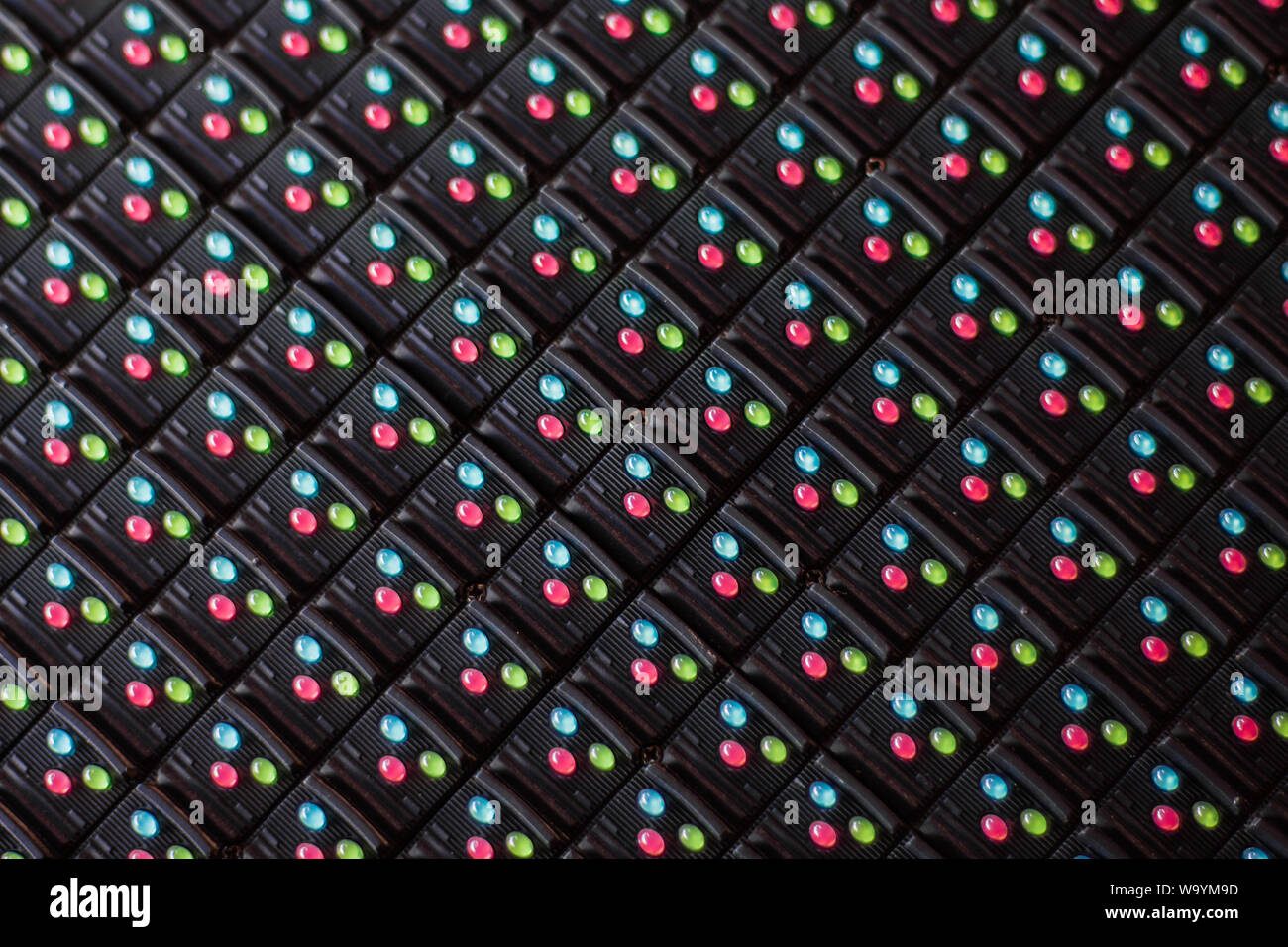 Background LED screen. Pattern LED screen. LED lamps in electronics ...