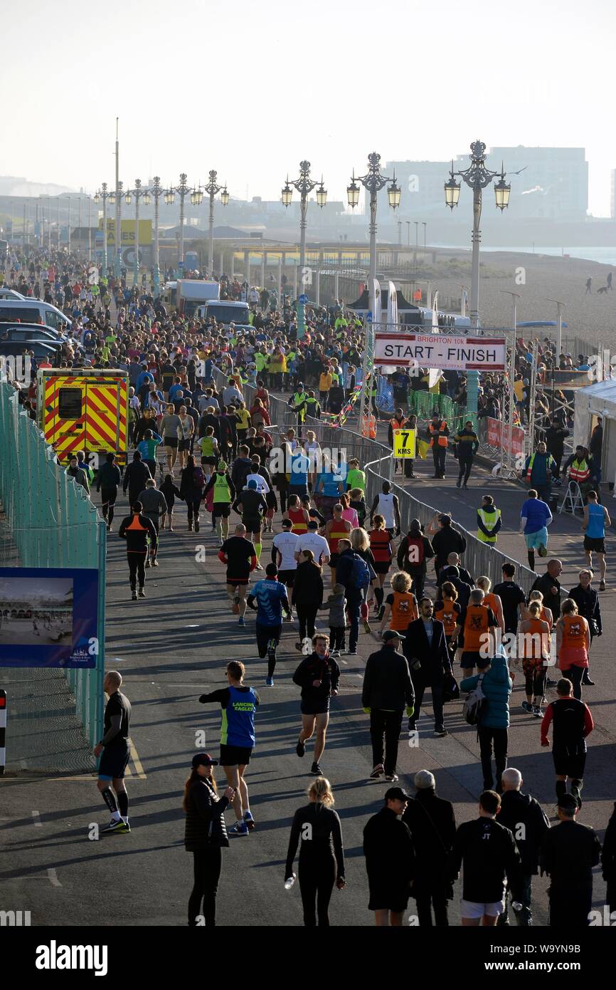 Brighton 10k 2018 Picture:Terry Applin Stock Photo - Alamy