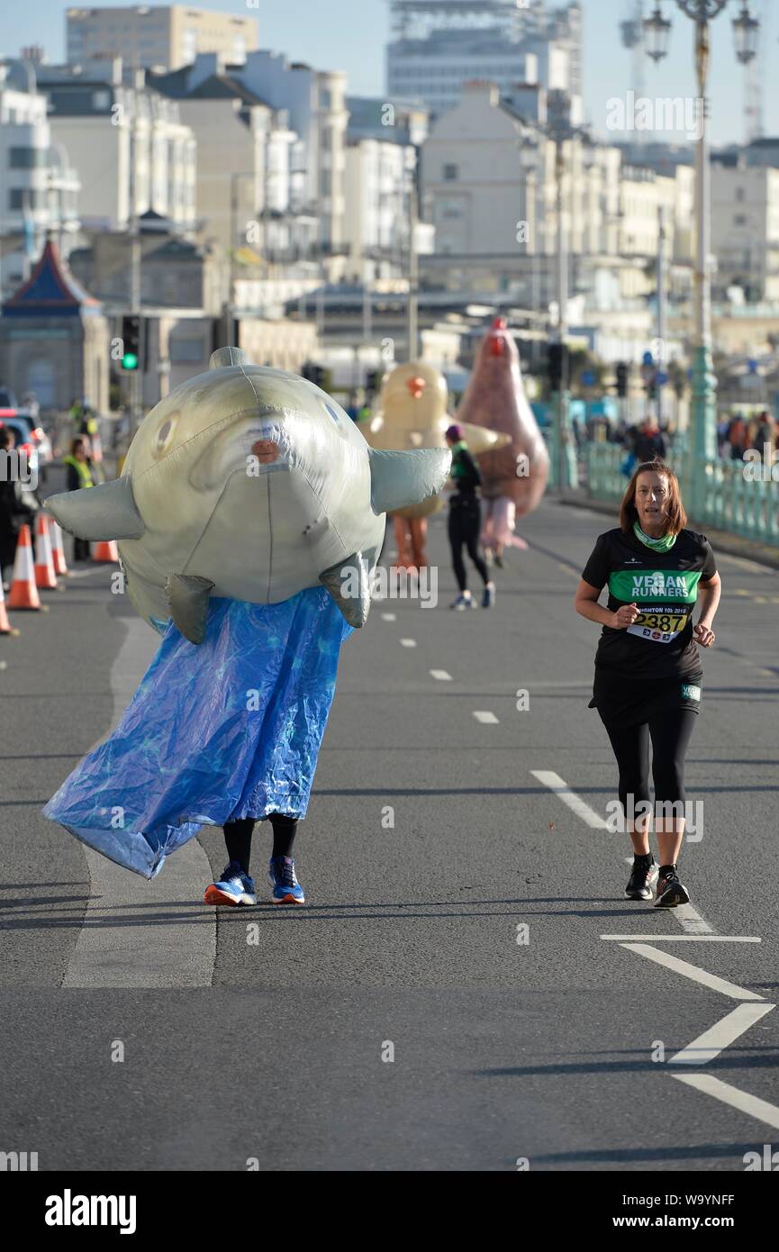 Brighton 10k 2018 Picture:Terry Applin Stock Photo - Alamy