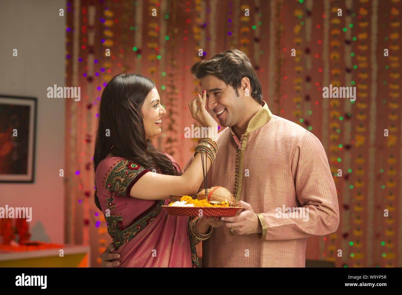 Tika on forehead hi-res stock photography and images - Alamy