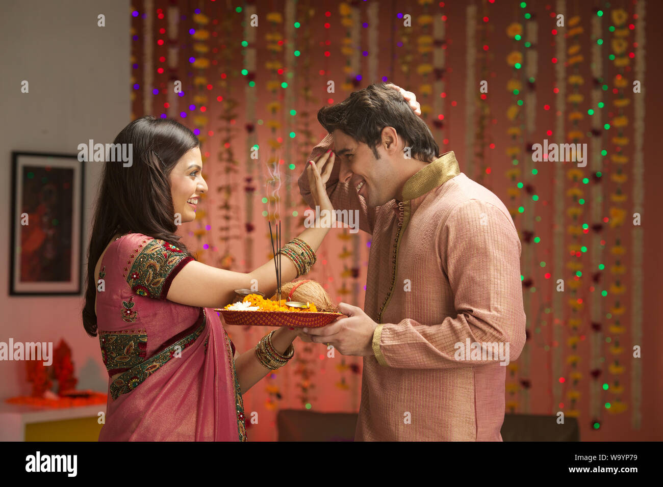 Tika on forehead hi-res stock photography and images - Alamy
