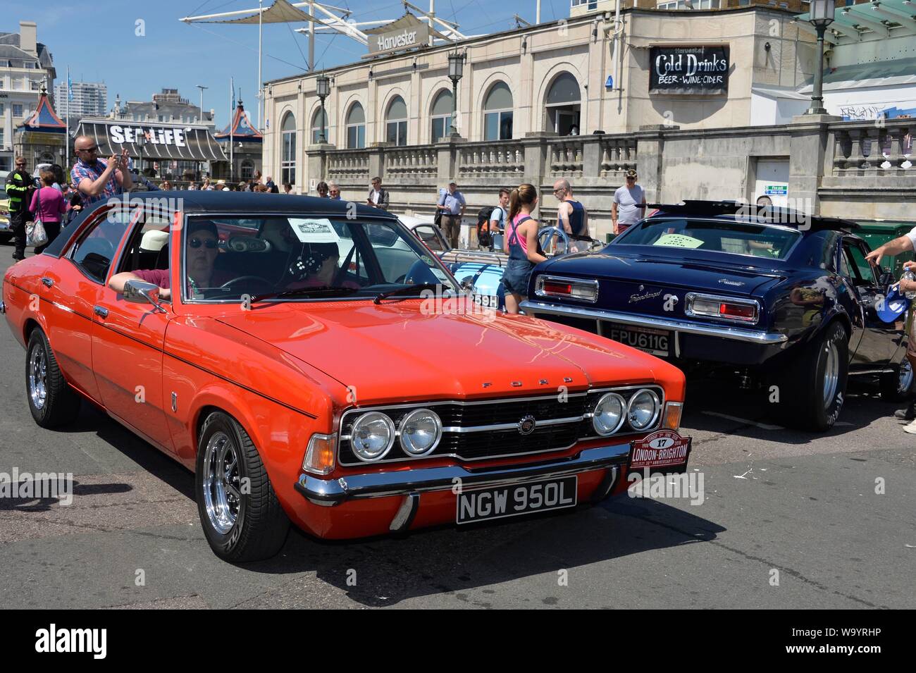 Classic Car Show 2018, Madeira Drive, Brighton. Picture:Terry Applin ...