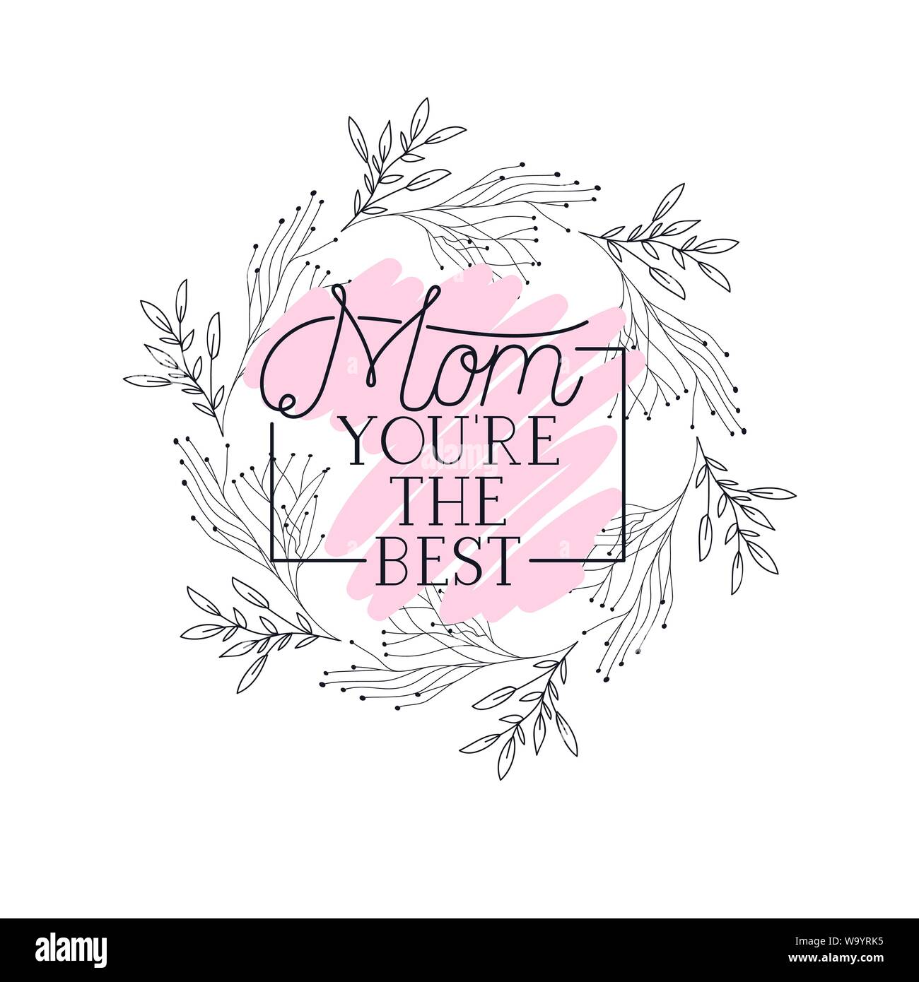 mom i love you label isolated icon Stock Vector Image & Art - Alamy