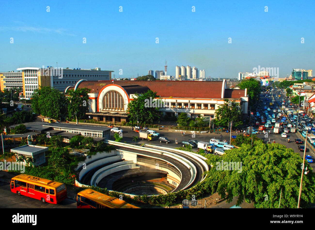 City life in Jakarta Stock Photo - Alamy
