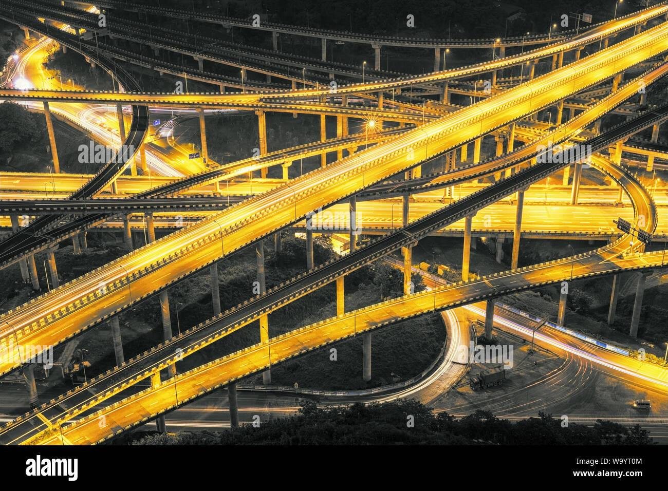 Dual overpass hi-res stock photography and images - Alamy