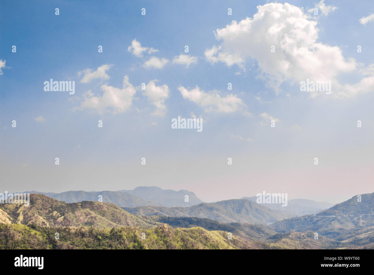 Landscape in the daytime with the sunlight in the summer Stock Photo ...