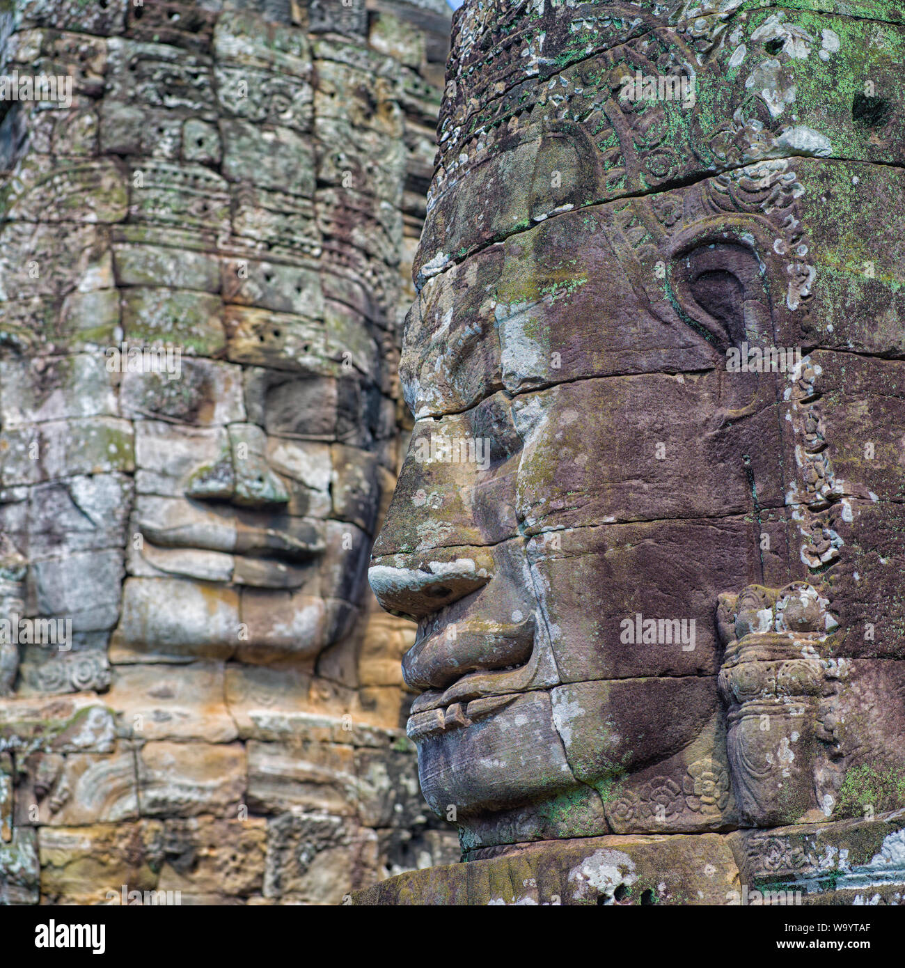 Bayon Temple, Angkor Thom Stock Photo - Alamy