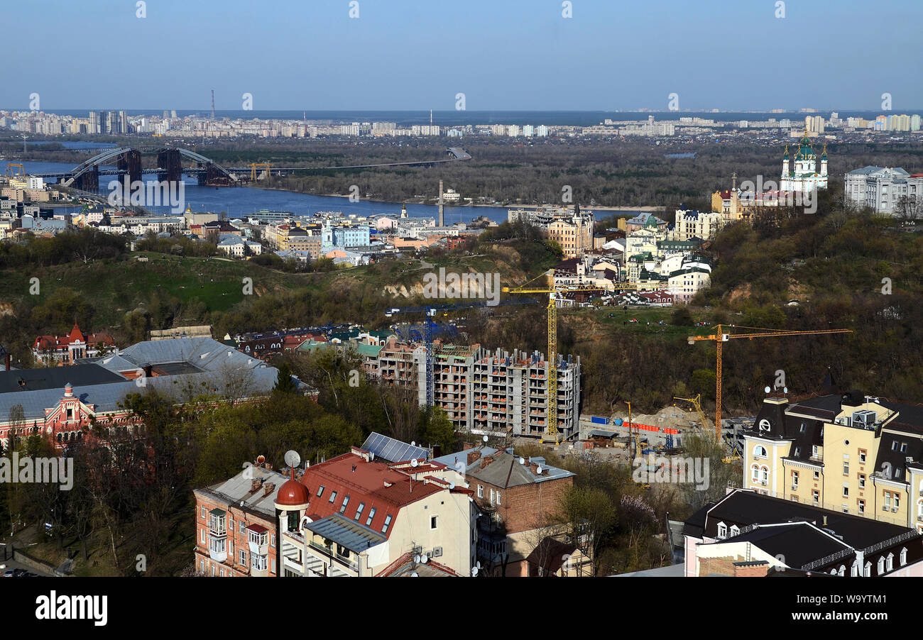 Kiev ukraine from height hi-res stock photography and images - Alamy