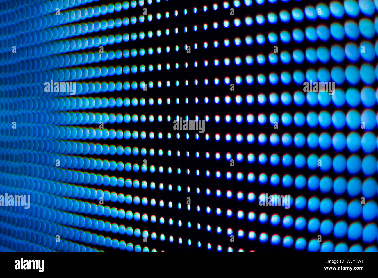Color of the light from the screen LED light at the opening Stock Photo ...