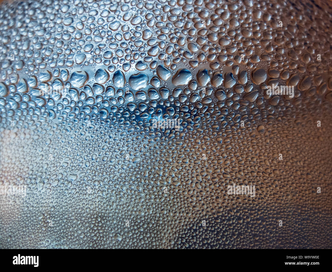 A lot of water drops inside plastic bottle Stock Photo - Alamy