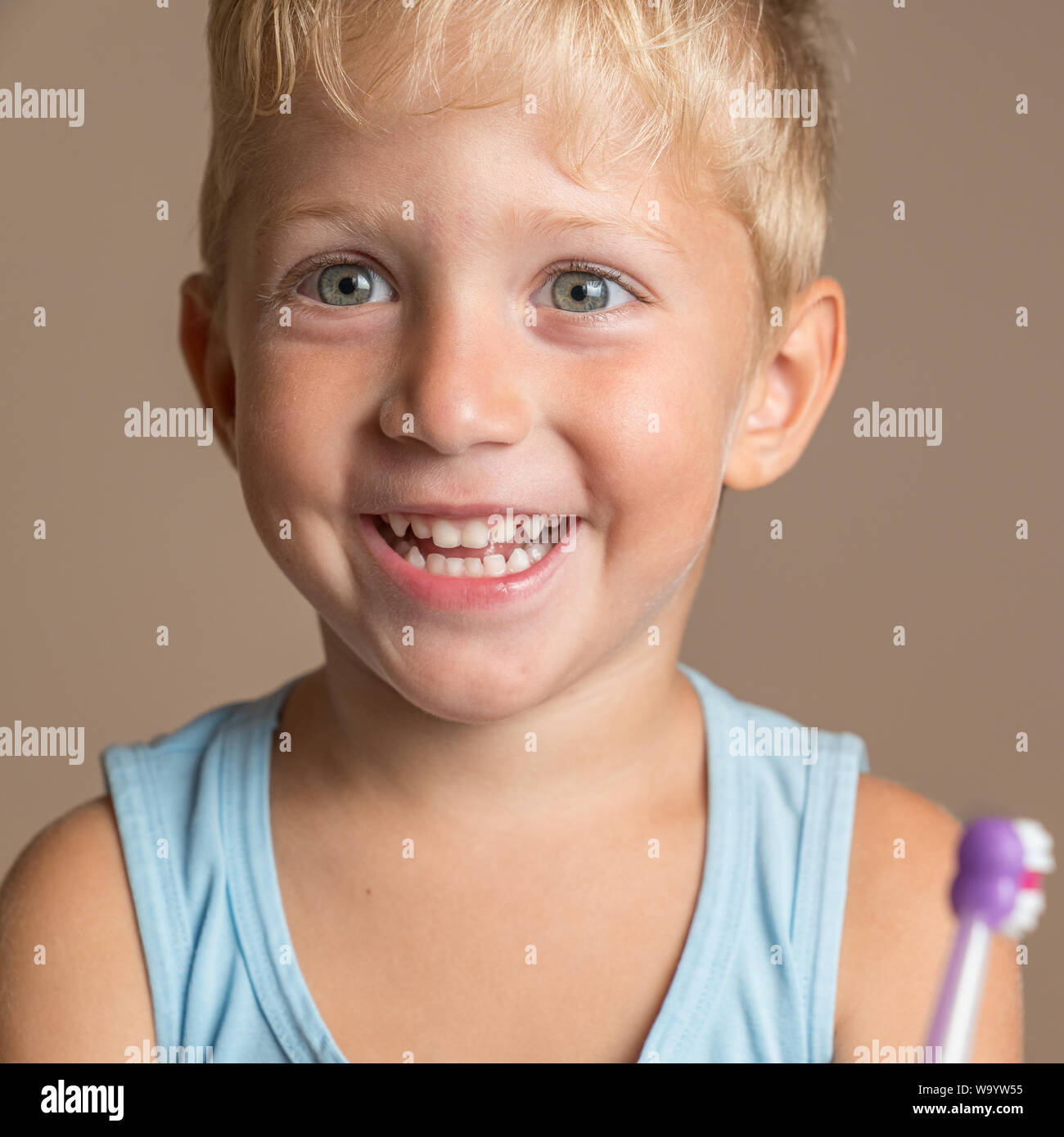 little child boy with tooth brush,kid boy smiling happiness,dental ...