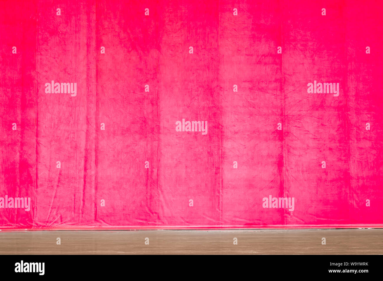 Red curtain and lights in the theater before the show Stock Photo - Alamy