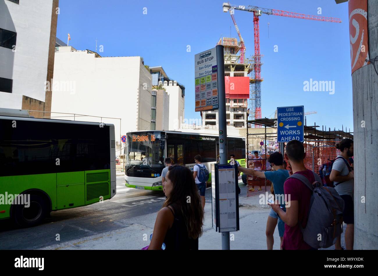 Malta historic buses hi-res stock photography and images - Alamy