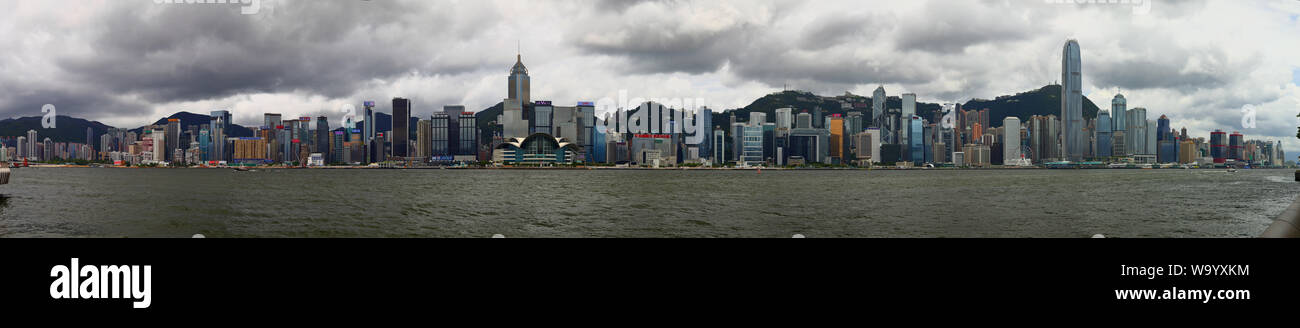 Hong kong circa city skyline hi-res stock photography and images - Alamy