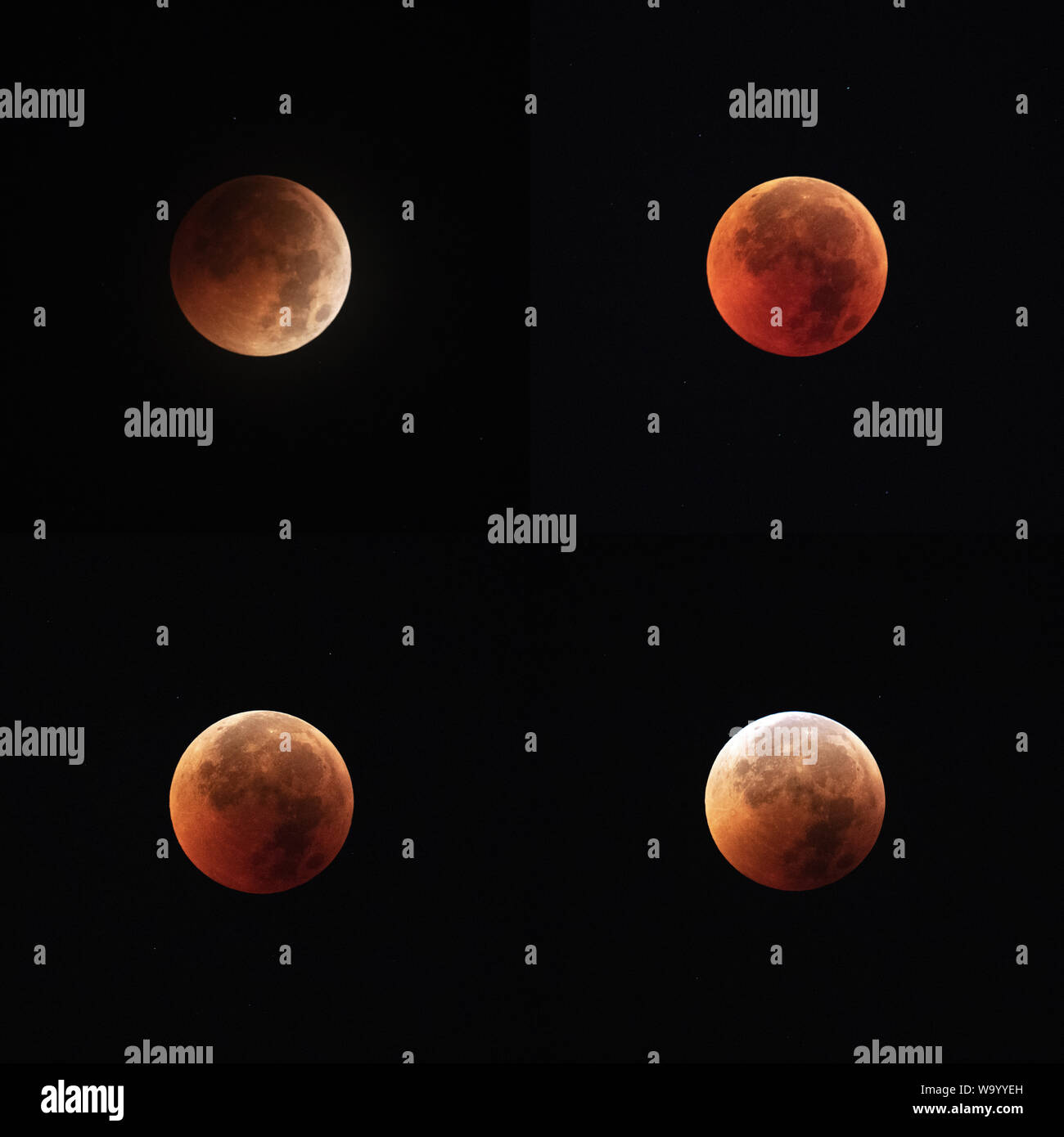 Total lunar eclipse hi-res stock photography and images - Alamy