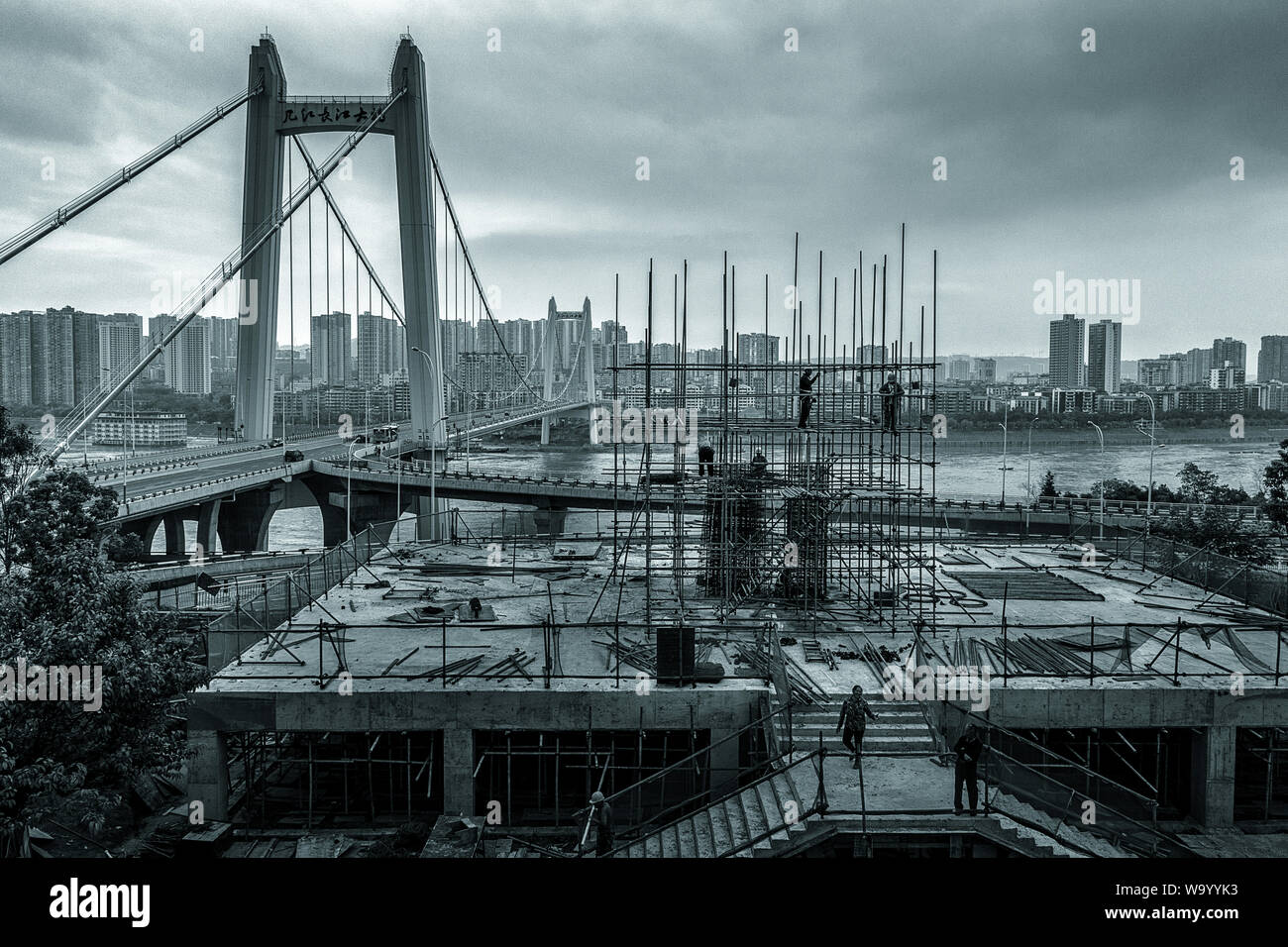 The construction of metro Stock Photo - Alamy