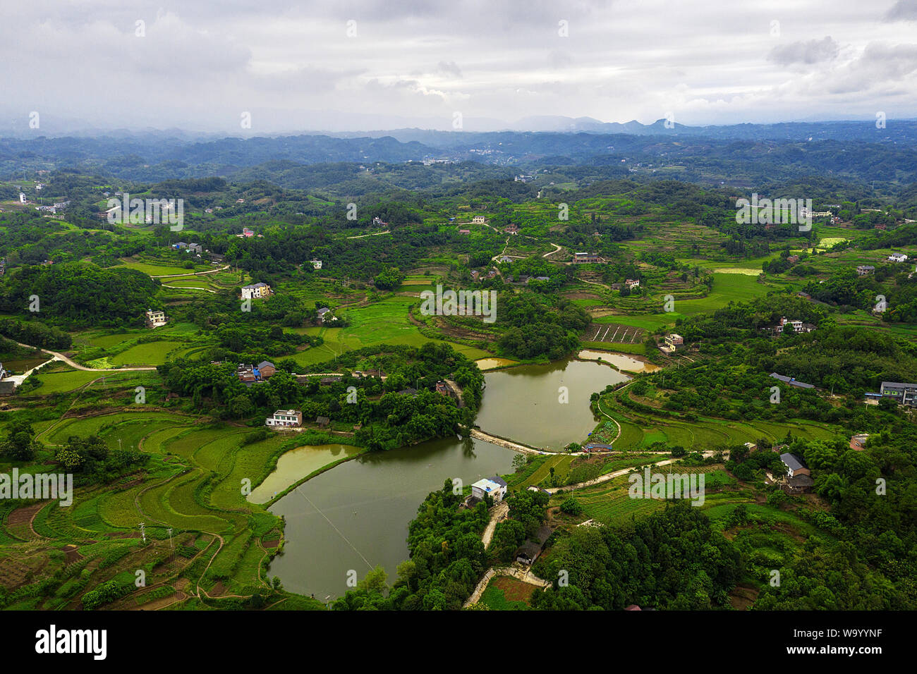 Chongqing mountain natural landscape Stock Photo - Alamy