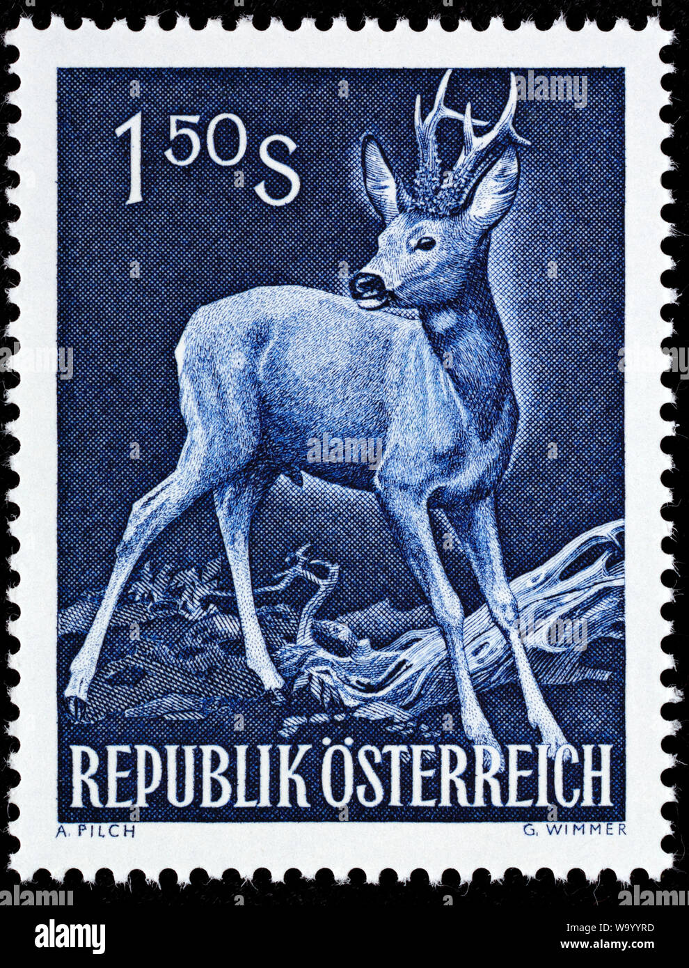 Deer Postage Stamp High Resolution Stock Photography and Images - Alamy
