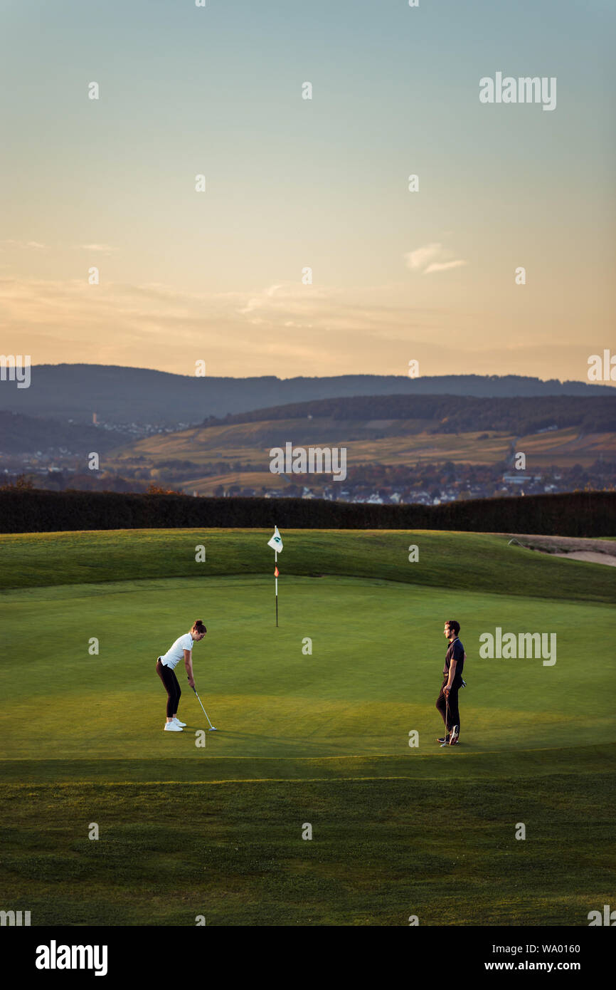 Golf in the landscape hi-res stock photography and images - Alamy