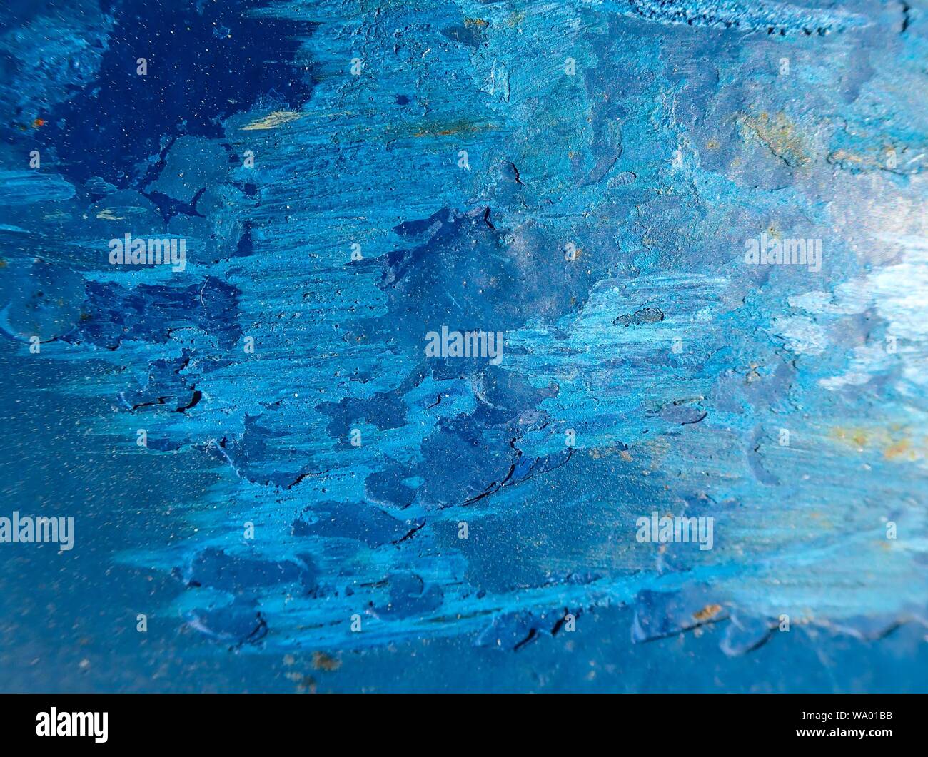 Acrylic blue painting hi-res stock photography and images - Alamy