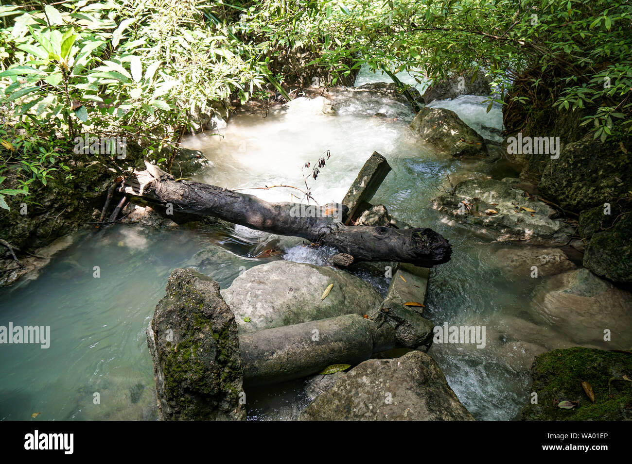 Erawan National Park, Located on West Thailand in the Tenasserim Hills ...