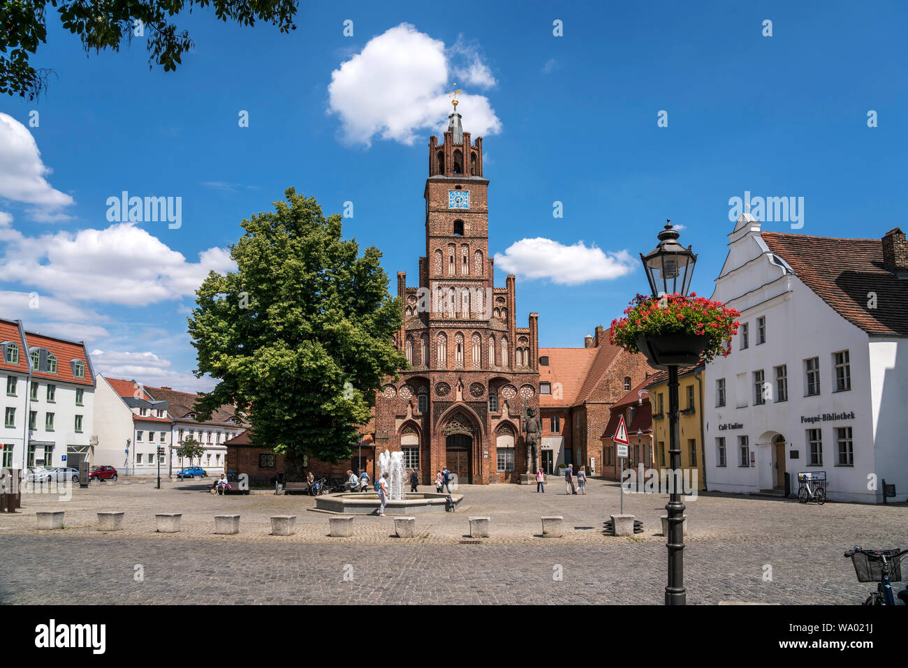 Das Altstädtische Rathaus am Altstädtischen Markt, Brandenburg an der ...