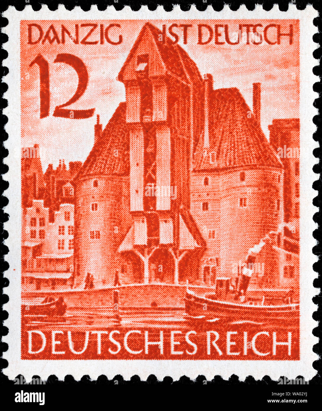 Danzig stamp hi-res stock photography and images - Alamy