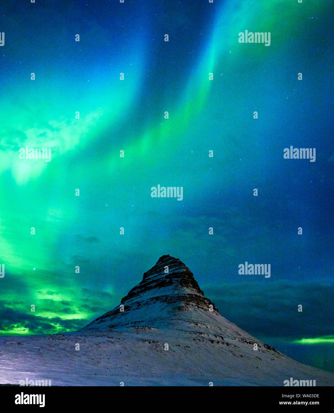 Aurora borealis in reykjavik hi-res stock photography and images - Alamy