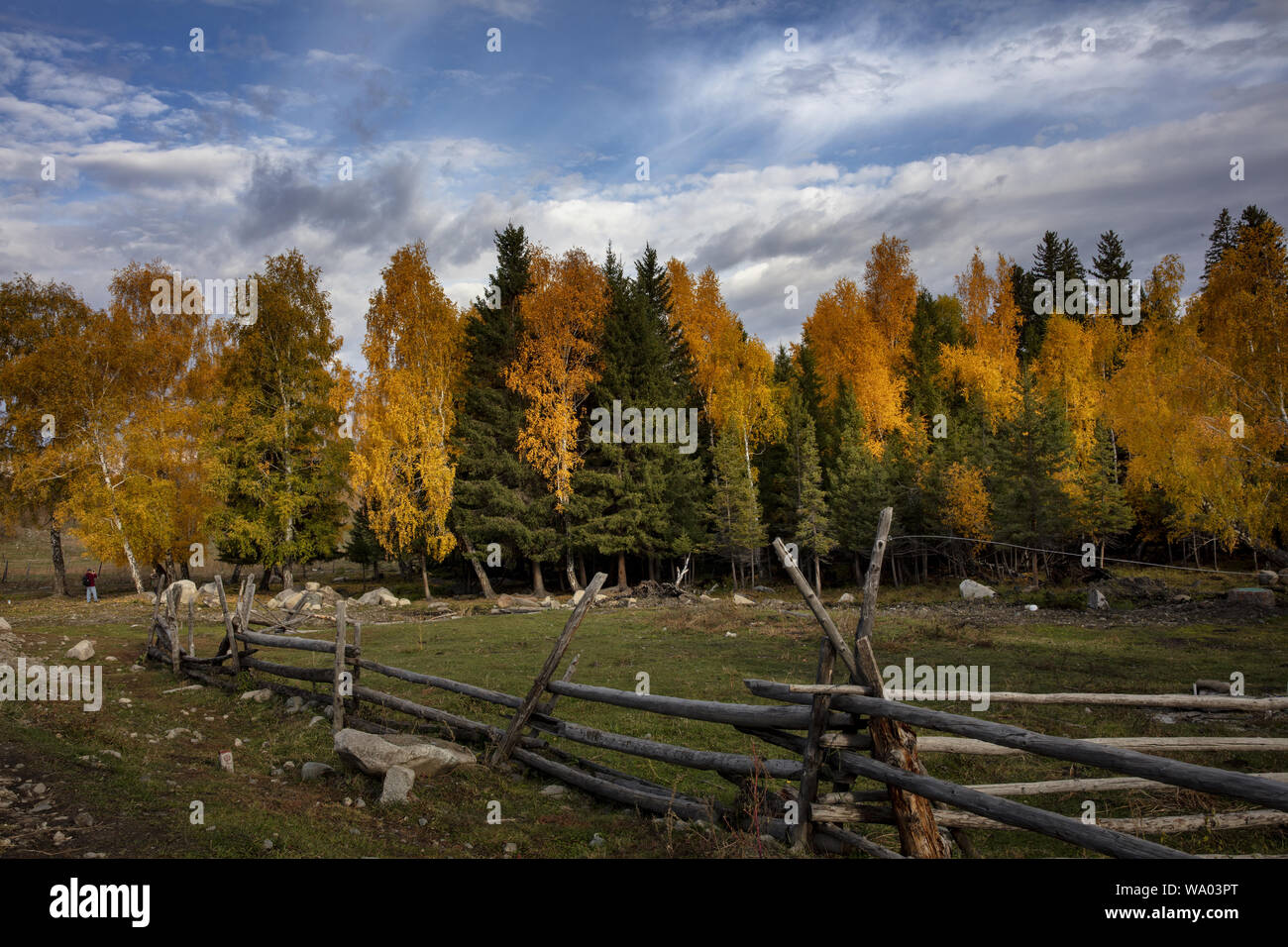 China xinjiang altay aerial hi-res stock photography and images - Alamy