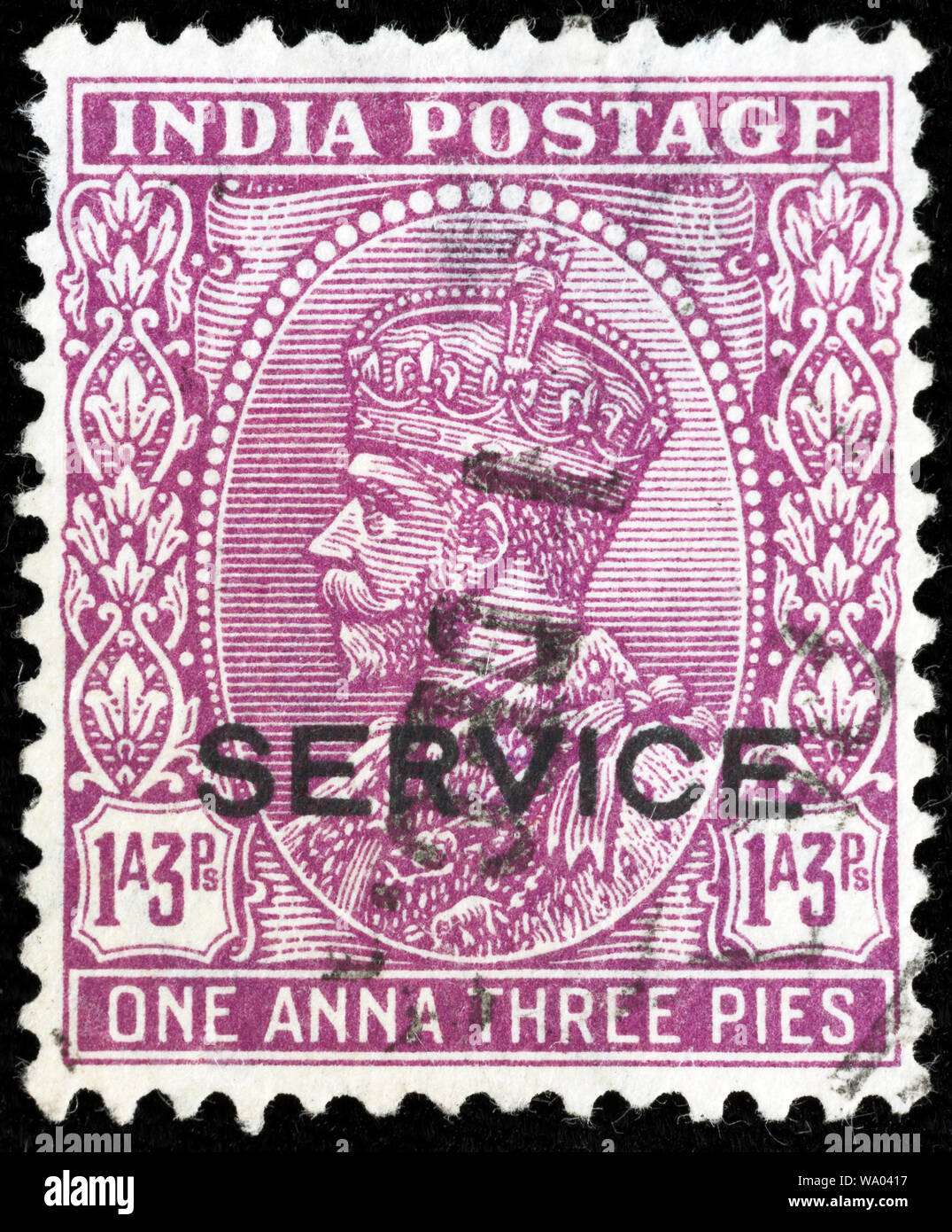 King George V (1910-1936), postage stamp, 1932 Stock Photo - Alamy