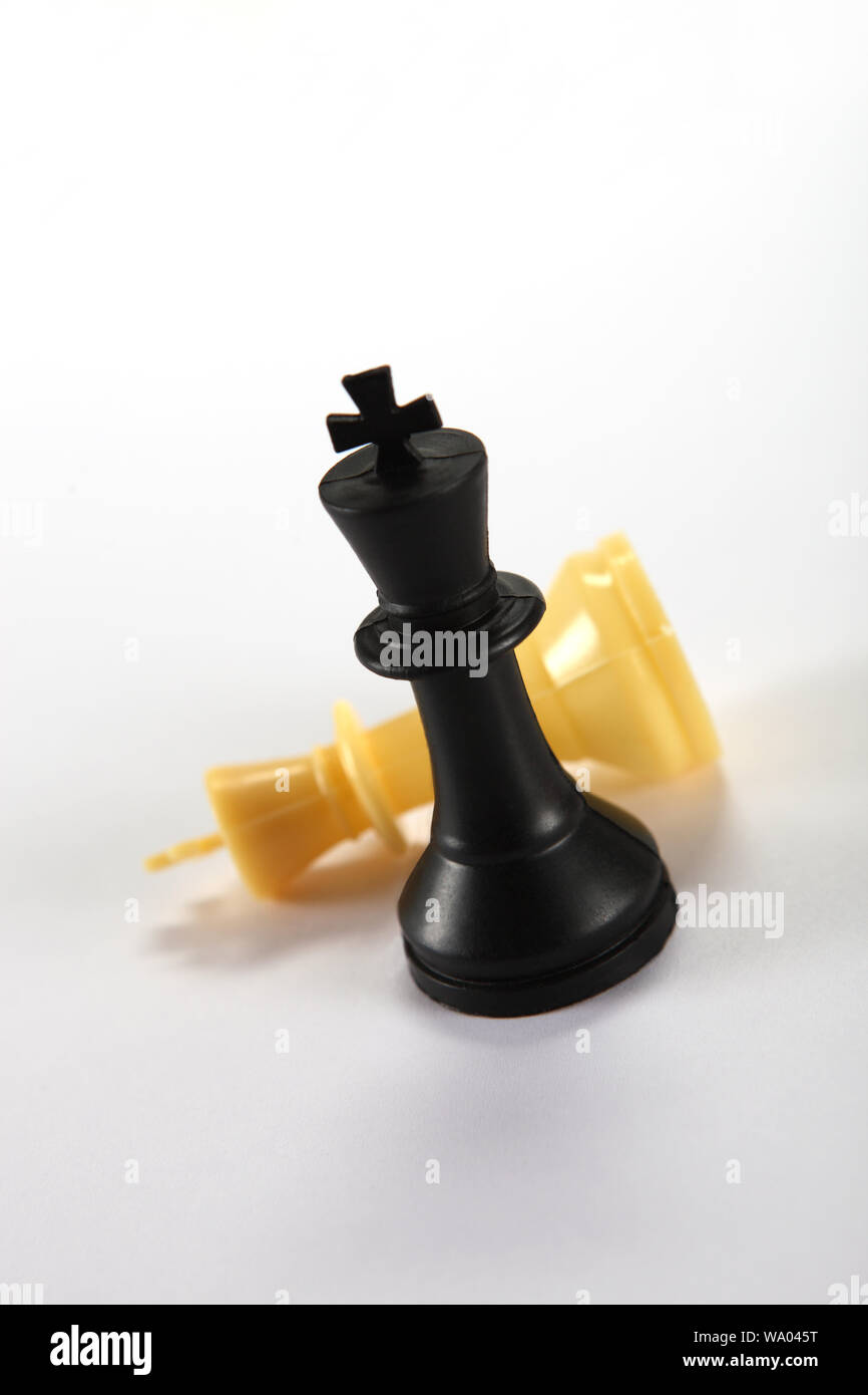 Checkmate isolated on black Stock Photo - Alamy