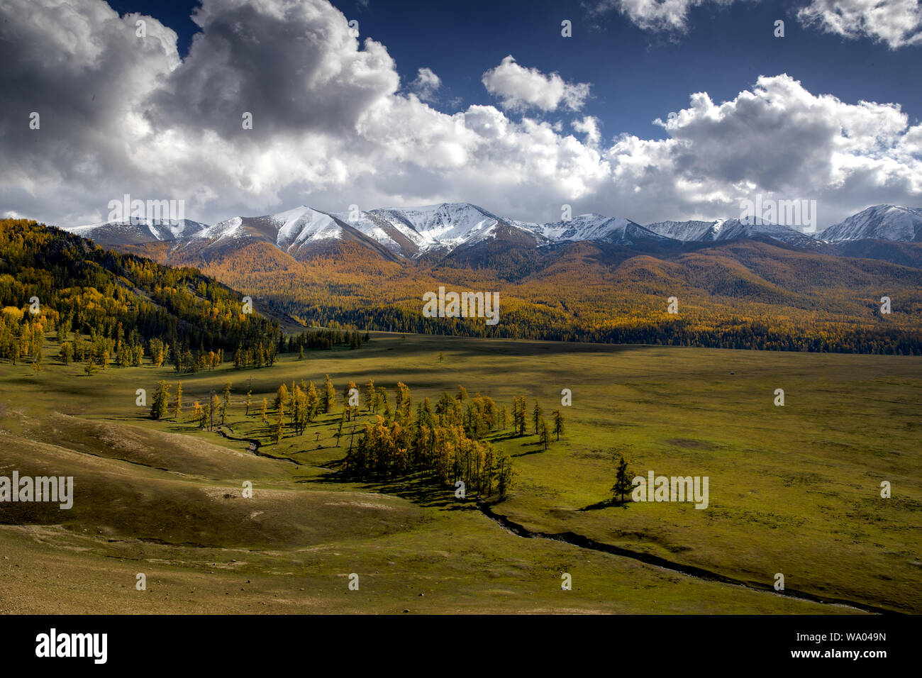 Xinjiang altay scenery Stock Photo - Alamy
