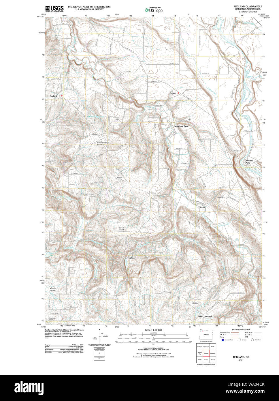 Redland map hi-res stock photography and images - Alamy