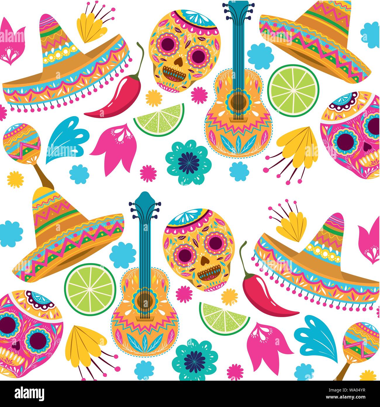 pattern of celebration cinco de mayo Stock Vector Image & Art - Alamy